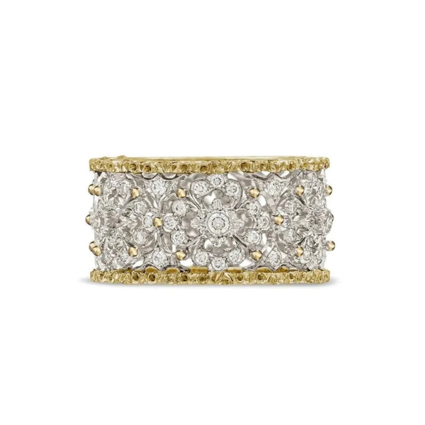 Buccellati - Opera - Full Pave Eternelle Band Ring with Diamonds, 18k – AF Jewelers