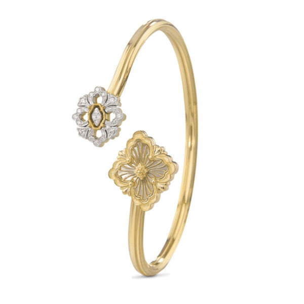 Buccellati - Opera Tulle - Bracelet with Diamonds and Mother of Pearl ...