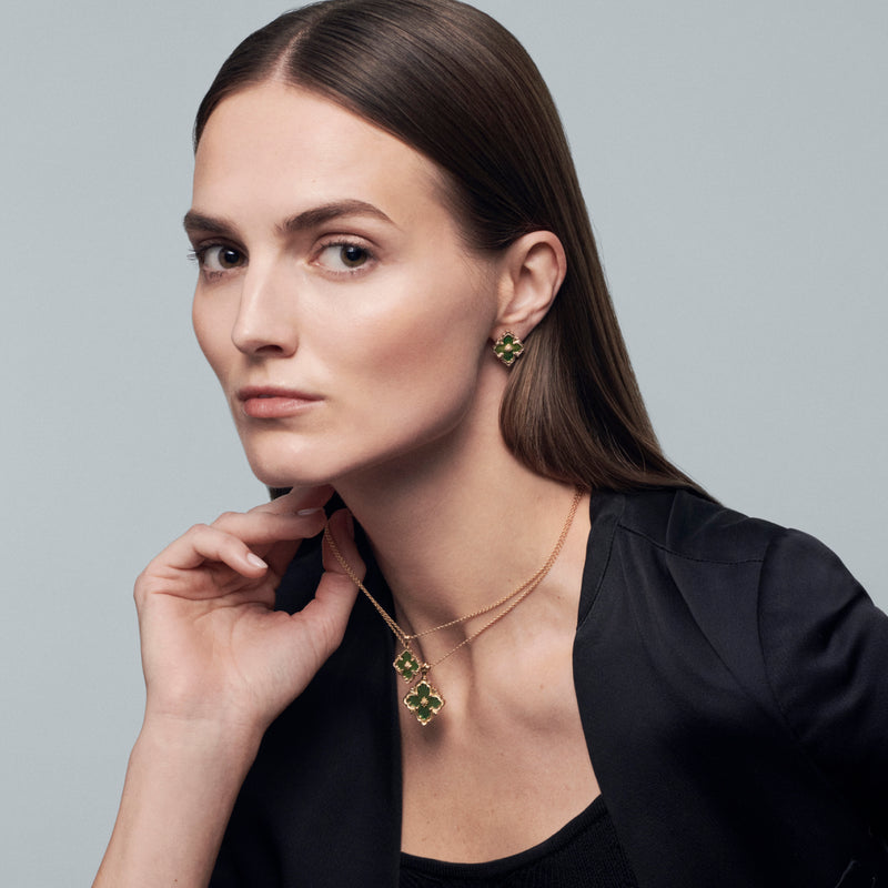 Buccellati - Opera Tulle - Medium Pendant Necklace with Cathedral Gree ...