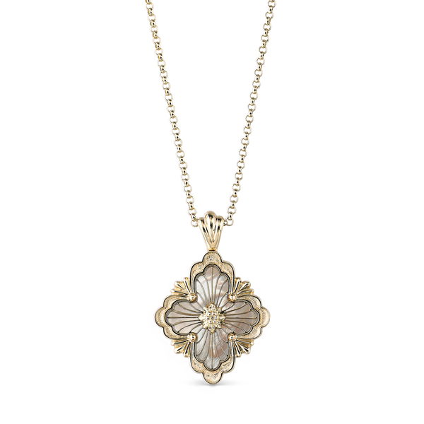 Buccellati - Opera Tulle - Pendant Necklace, 18k Yellow Gold with Moth ...