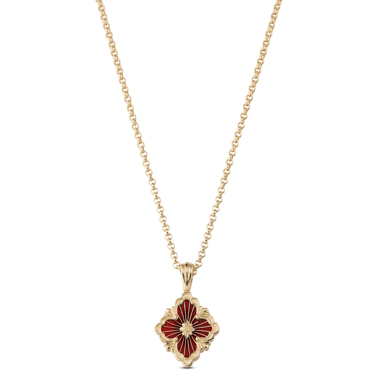 Buccellati - Opera Tulle - Small Pendant Necklace, 18k Yellow gold wit ...