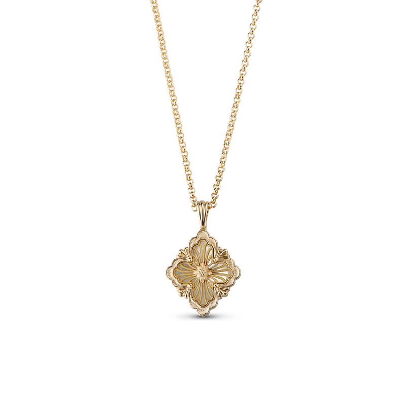 Buccellati - Opera Tulle - Medium Pendant Necklace, 18k Yellow Gold wi ...