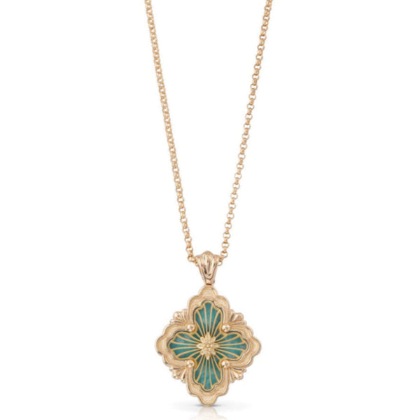 Buccellati - Opera Tulle - Pendant Necklace, 18k Yellow Gold with Amaz ...