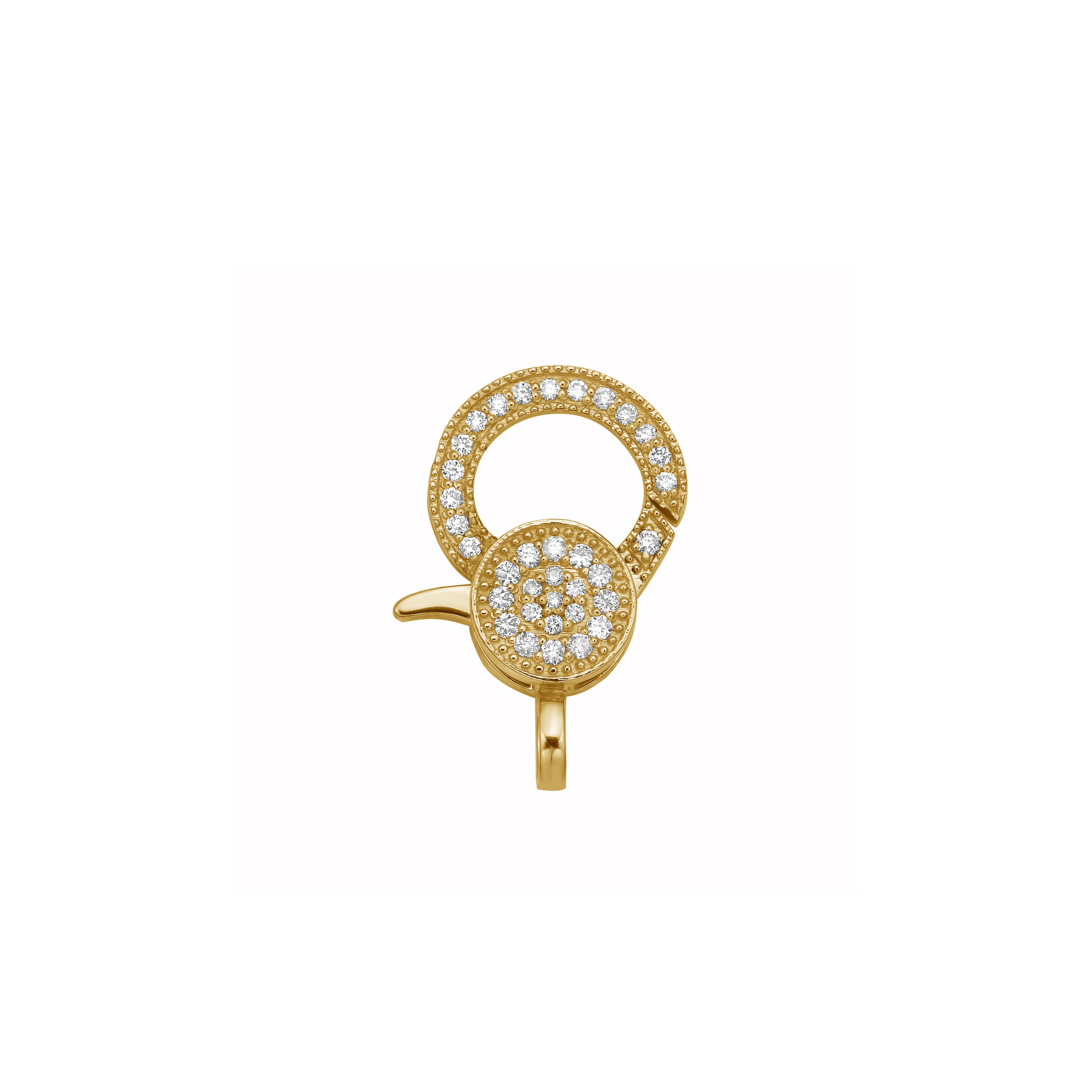 Lionheart - Diamond Lobster Clasp, 18.5 mm, Yellow Gold – AF Jewelers