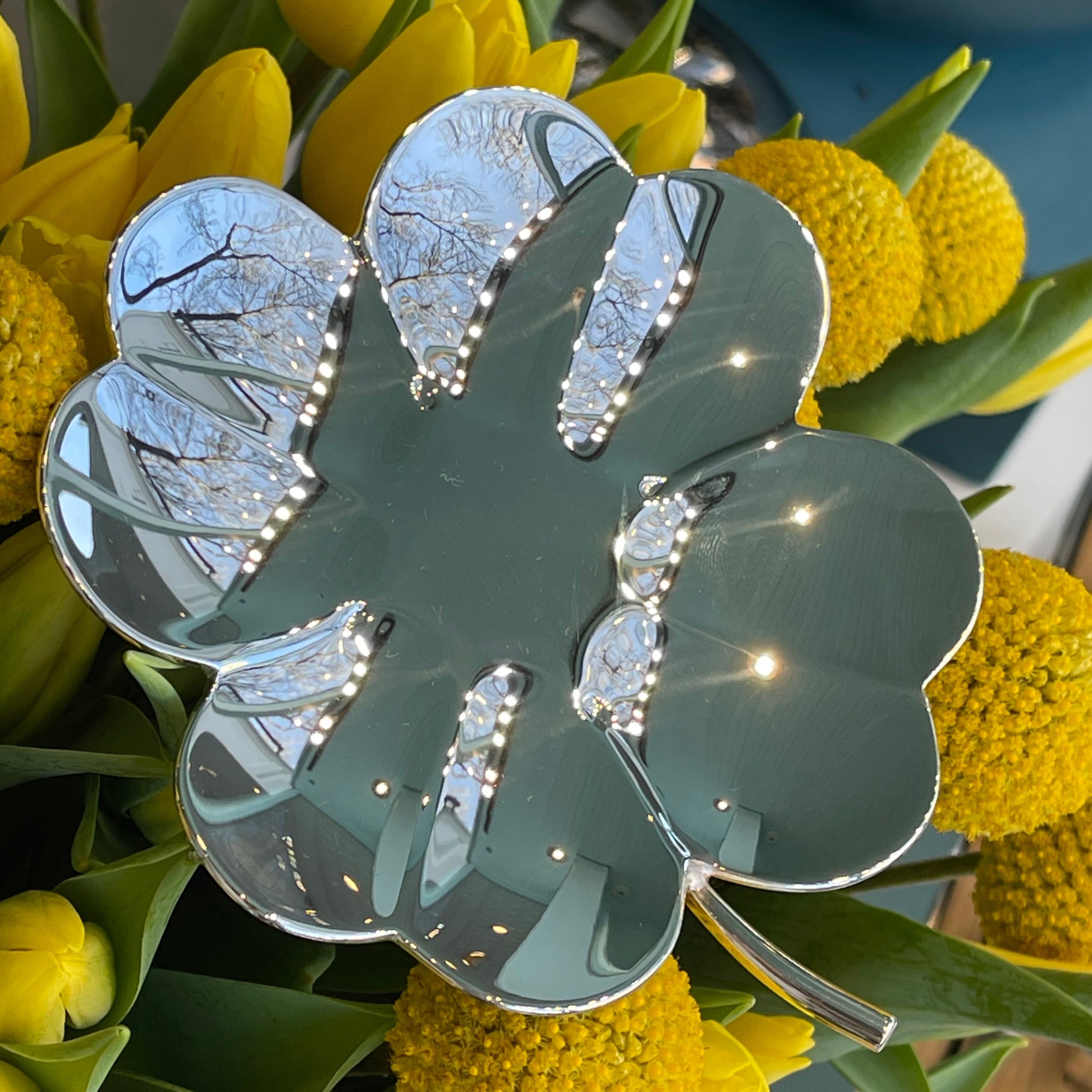 Christofle Paris - Trefle A 4 Feuilles - Silver Plated Lucky 4-Leaf Cl ...